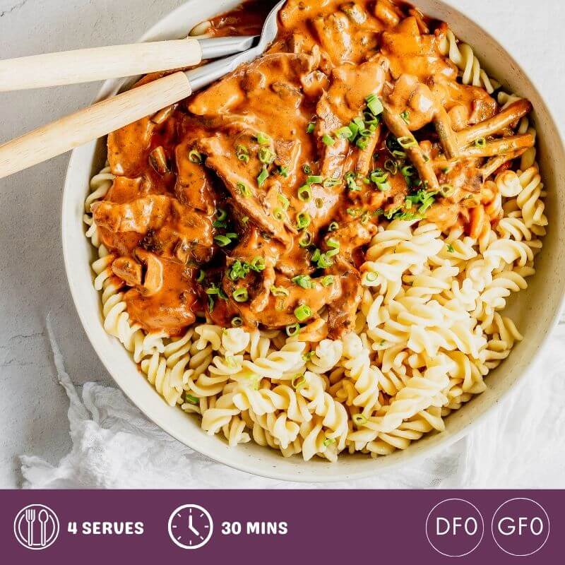 Beef Stroganoff Organic Meal Kit (GF, DFO) – Spray-Free Farmacy